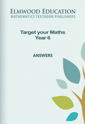 Target your Maths Year 6 Answer Book - Elmwood - Free Trial