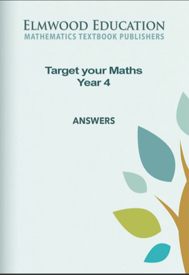 Target your Maths Year 4 Answer Book - Elmwood - Free Trial
